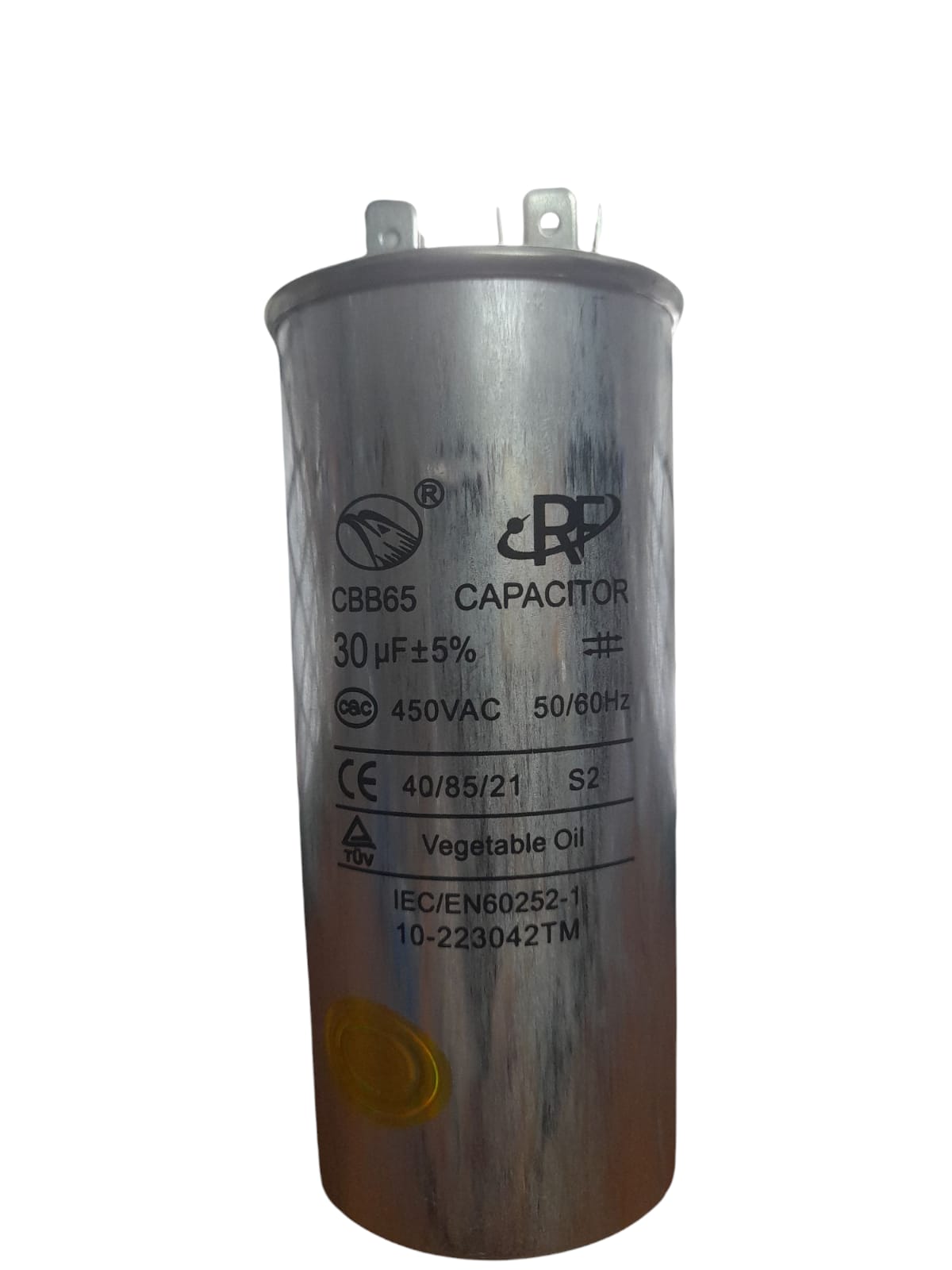 Capacitor 30 MF 450 V 50 - 60 HZ Metalico - MELREP