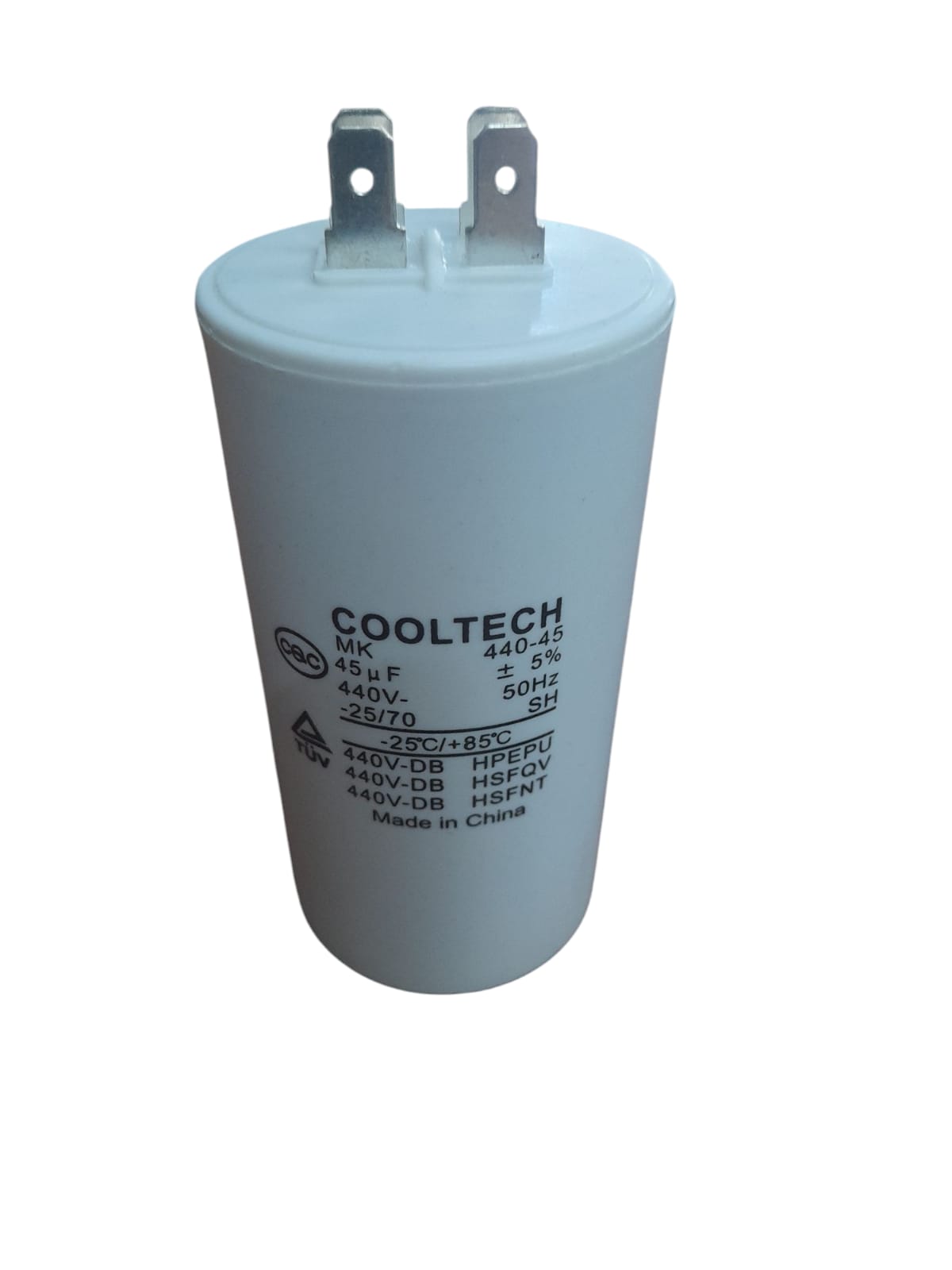 Capacitor 45 MF 450 V 50 - 60 HZ Plastico - MELREP